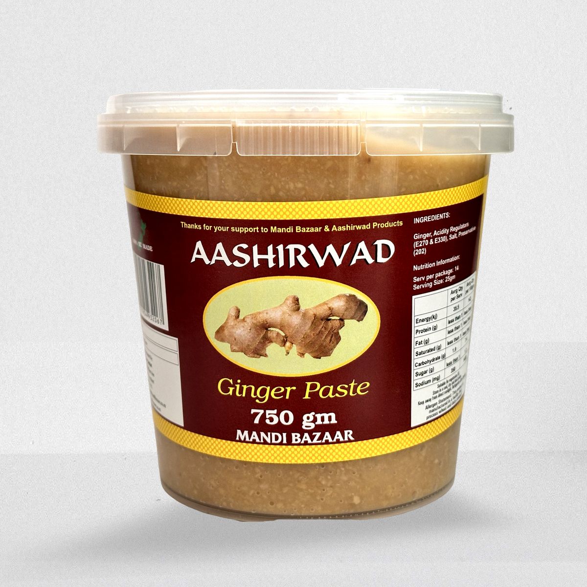 AASHIRWAD GINGER PASTE 750G | Medusa Store