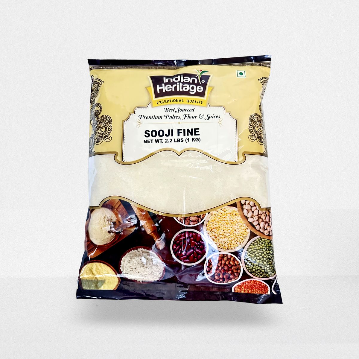 INDIAN HERITAGE SOOJI FINE 1KG | Medusa Store