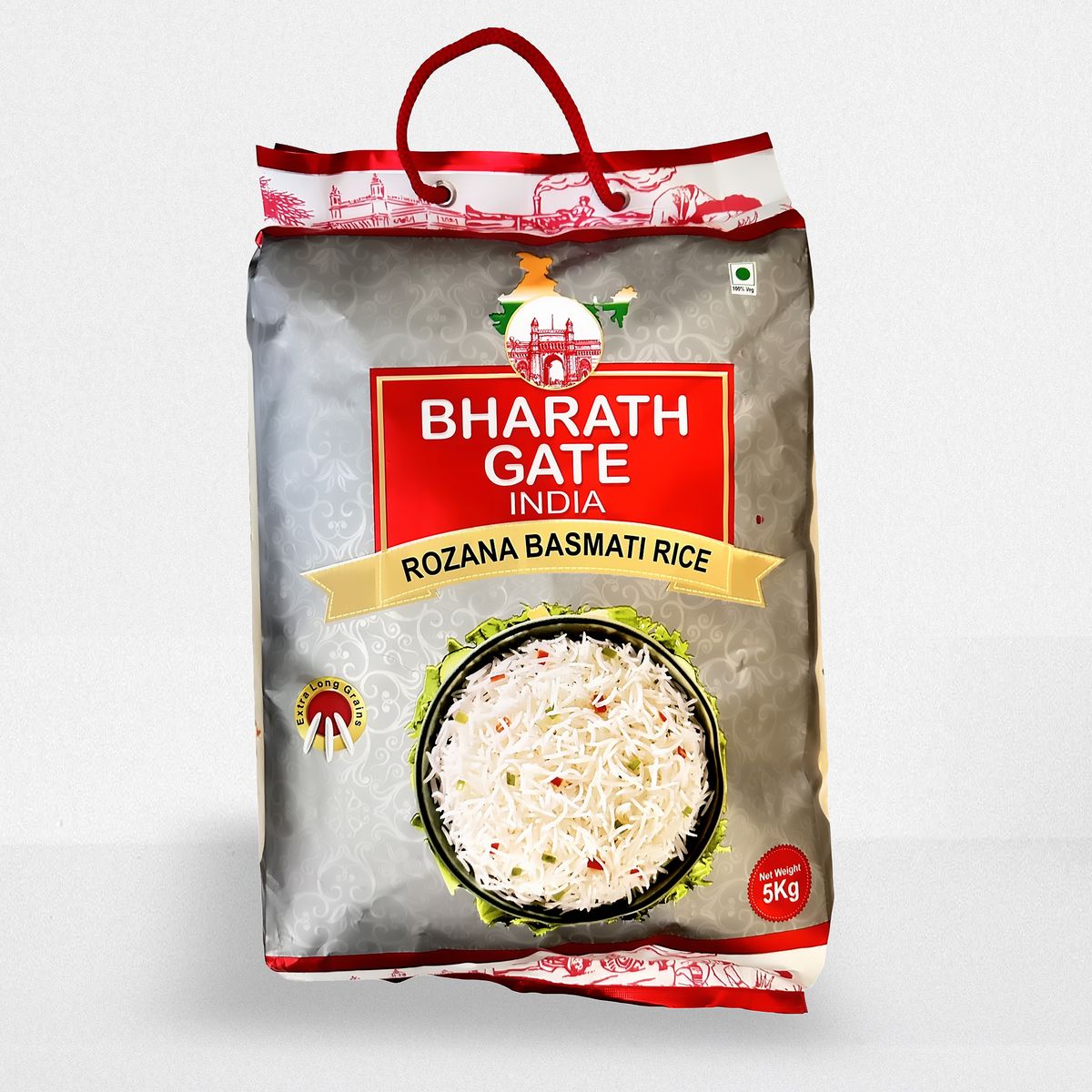 BHARATH GATE ROZANA BASMATI RICE 5KG | Medusa Store