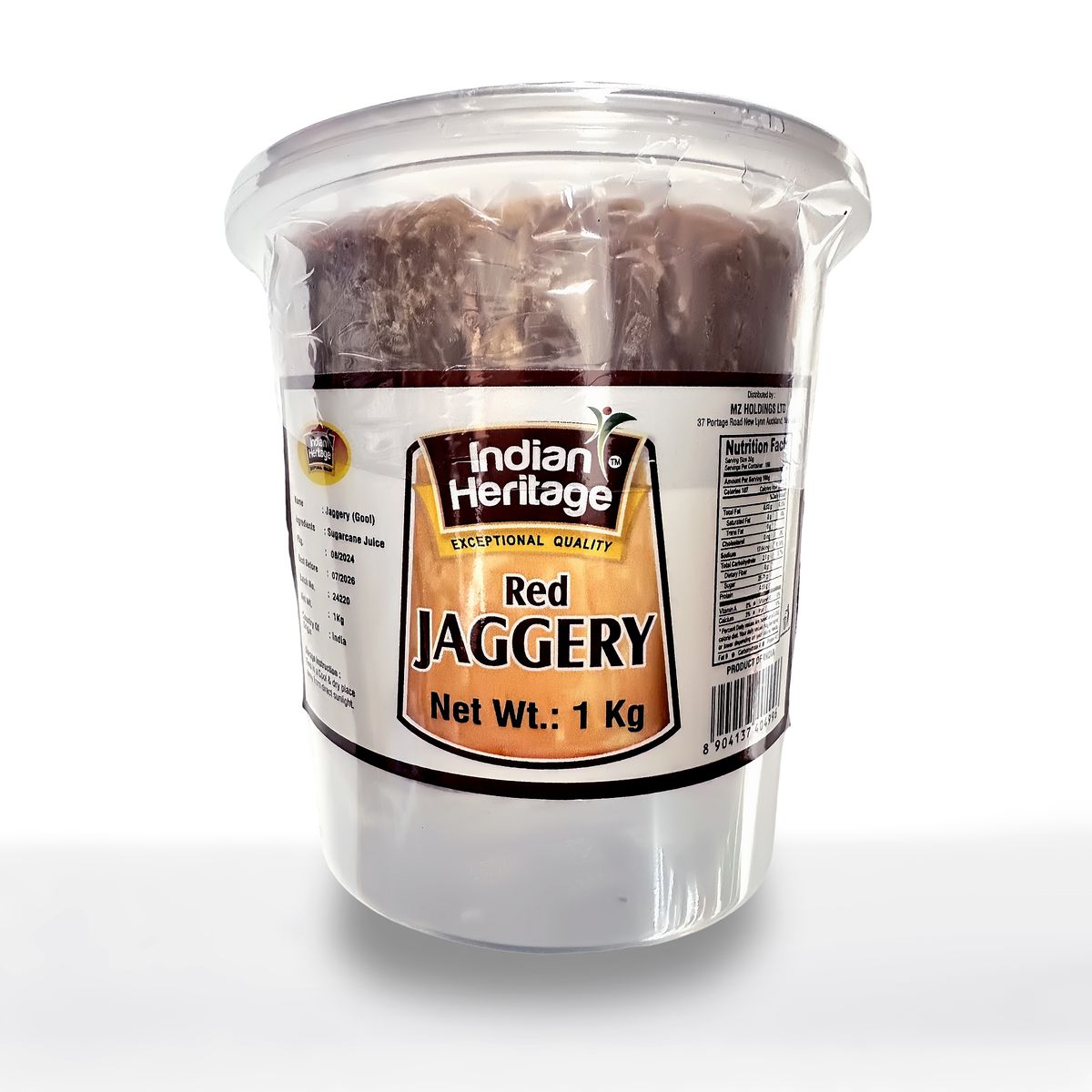 INDIAN HERITAGE RED JAGGERY 1KG | Medusa Store
