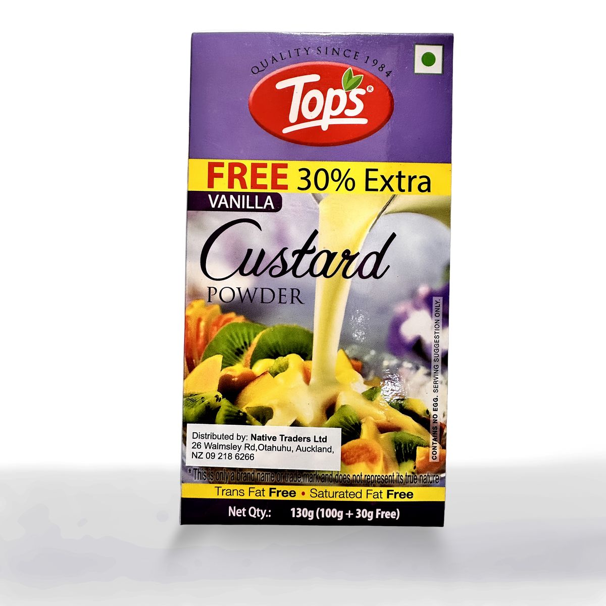 TOPS CUSTARD POWDER VANILLA 130G | Medusa Store