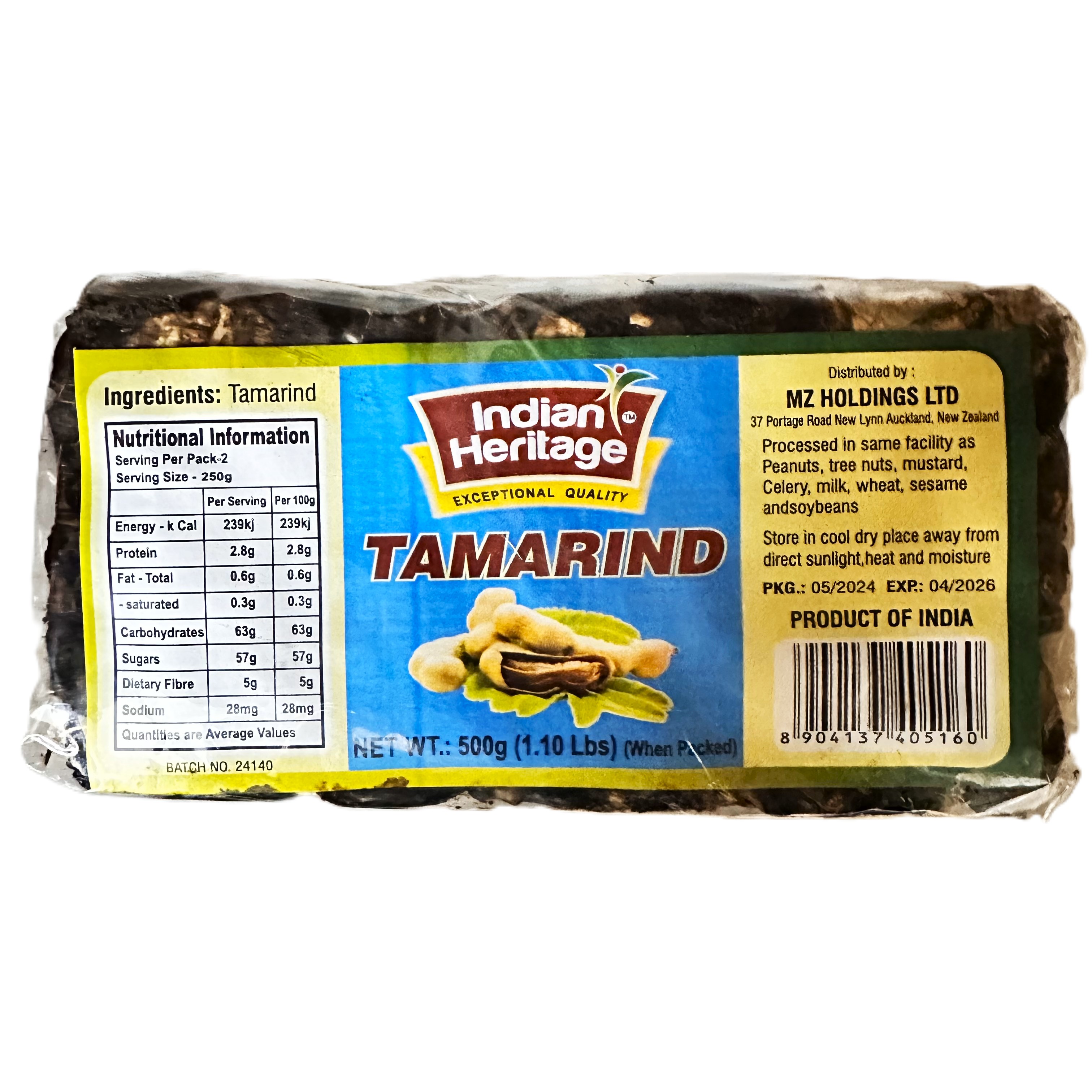 INDIAN HERITAGE TAMARIND 500GM | Medusa Store