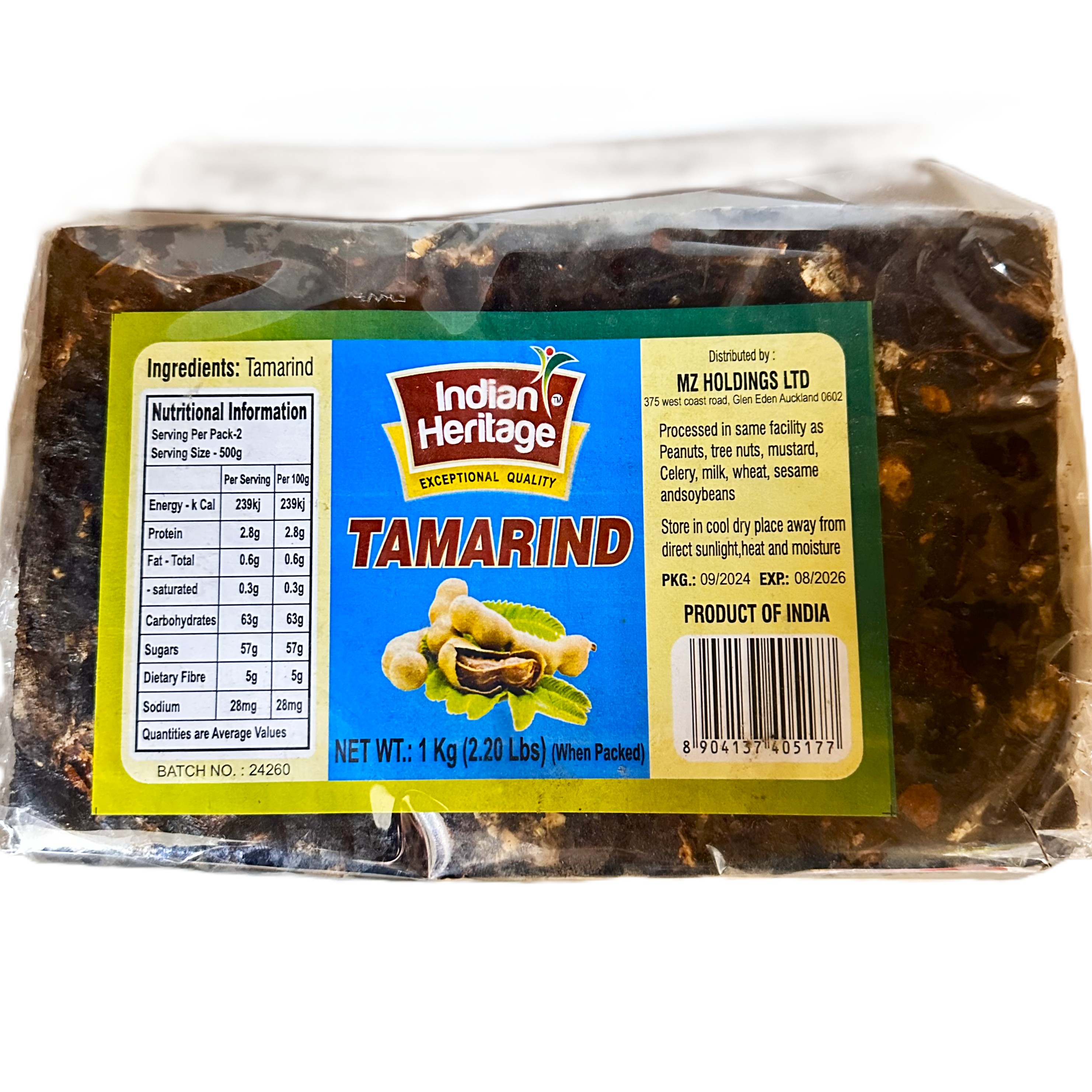 INDIAN HERITAGE TAMARIND 1KG | Medusa Store